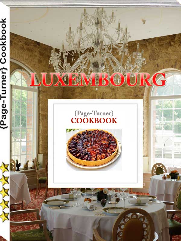 The Page turner digital e-cookbook showing luxembourg recipes, tips and ...